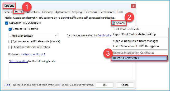 How To Capture a Fiddler Trace