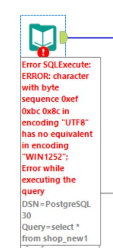 Break Fix - UTF-8 encoding error when connecting to PostgreSQL Break Fix - UTF-8 encoding error when connecting to PostgreSQL